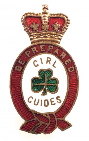 Sally Bosleys Badge Shop | Girl Guides Queens Guide Award gilt and ...